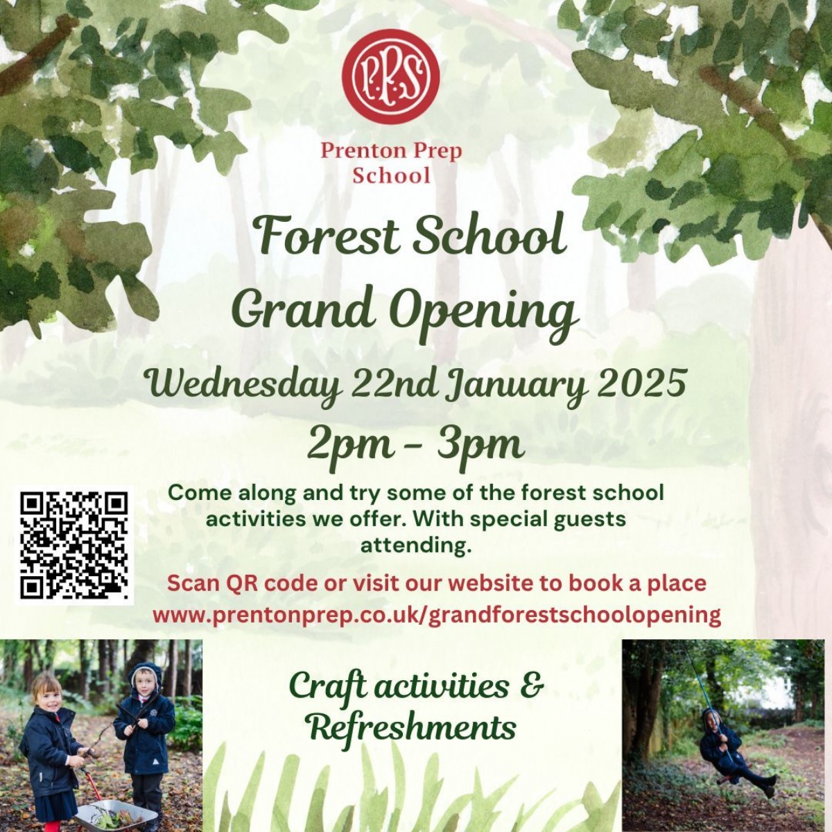 Prenton Preparatory School - Forest School Grand Opening